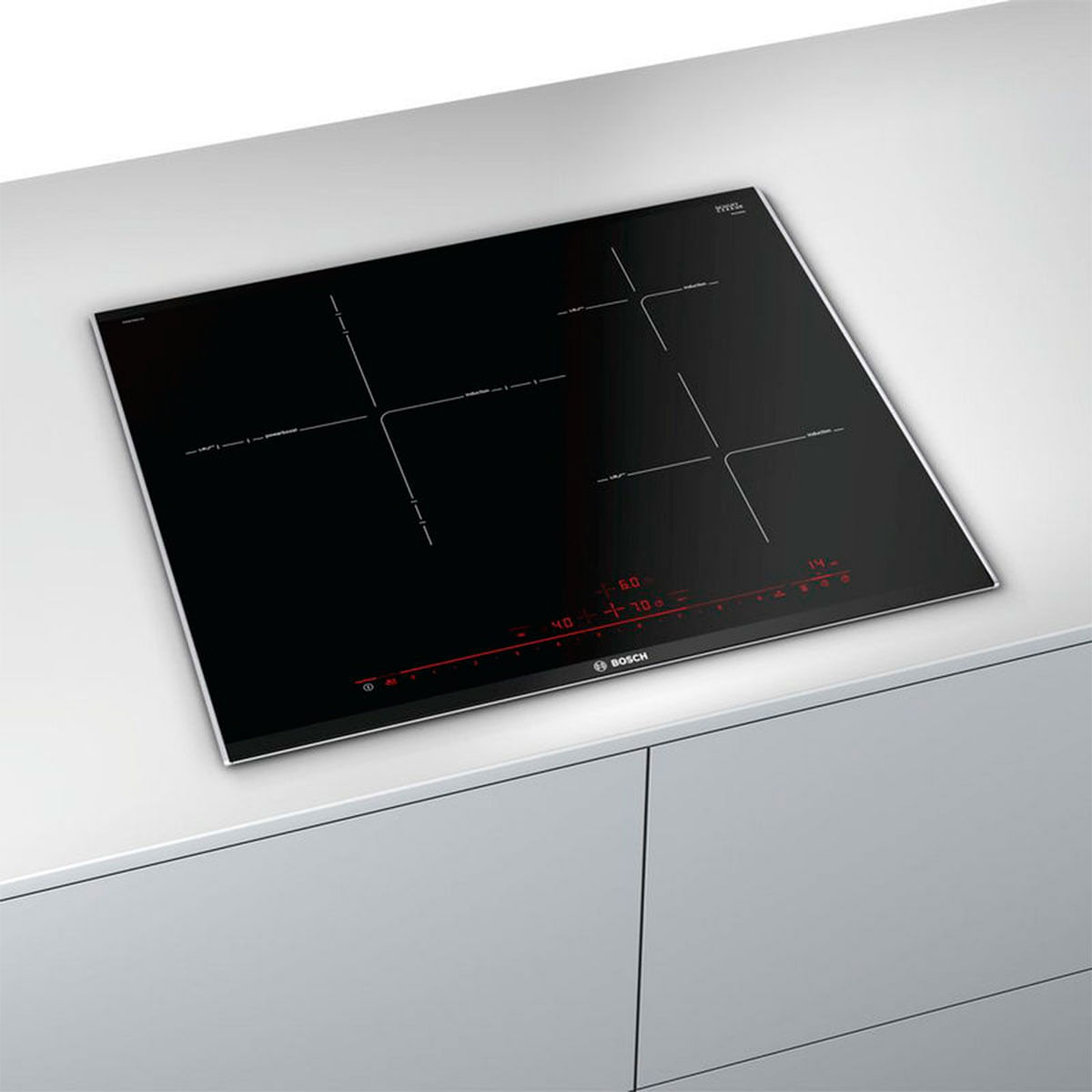 Placa de inducción Bosch Serie 8 PID675DC1E 7400W 3 zonas 17 niveles ...
