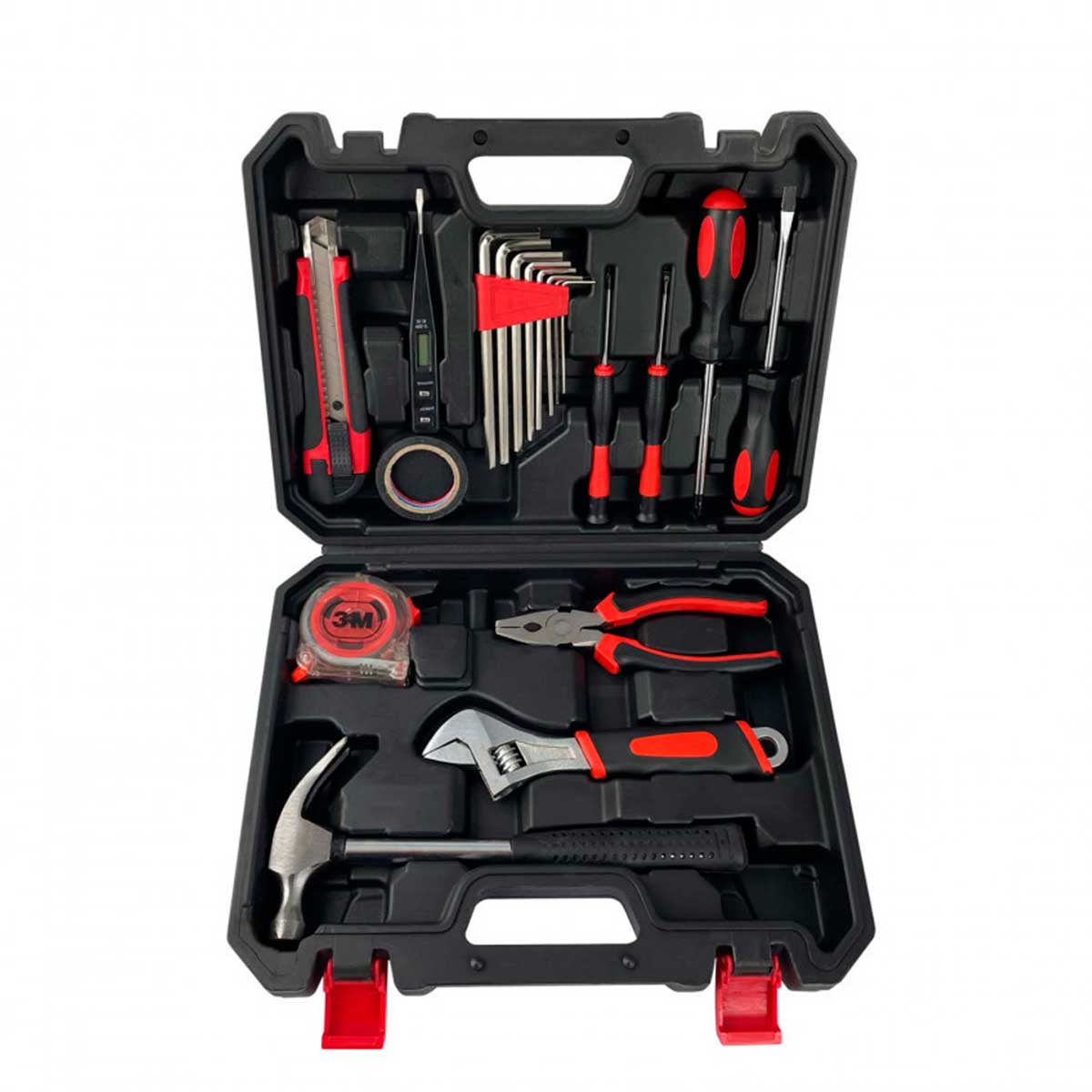 Maletín de herramientas RDM Tools Quality 19 piezas negro/rojo ...