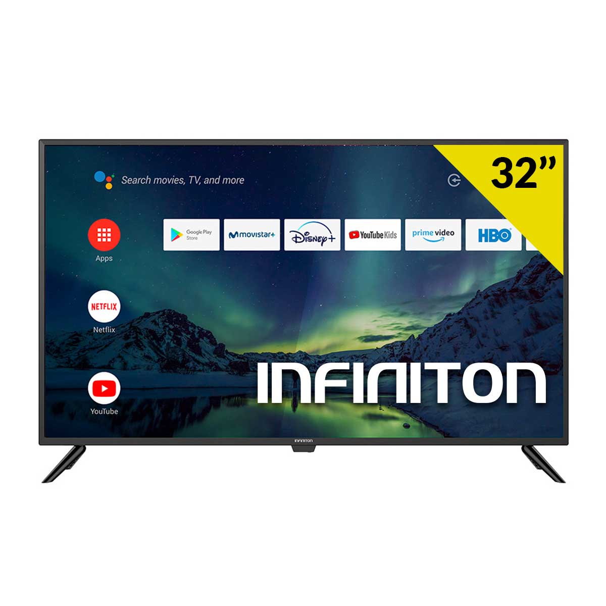 Televisor Smart TV Infiniton INTV-32AF430 32'' HD Ready DLED Android 9 ...