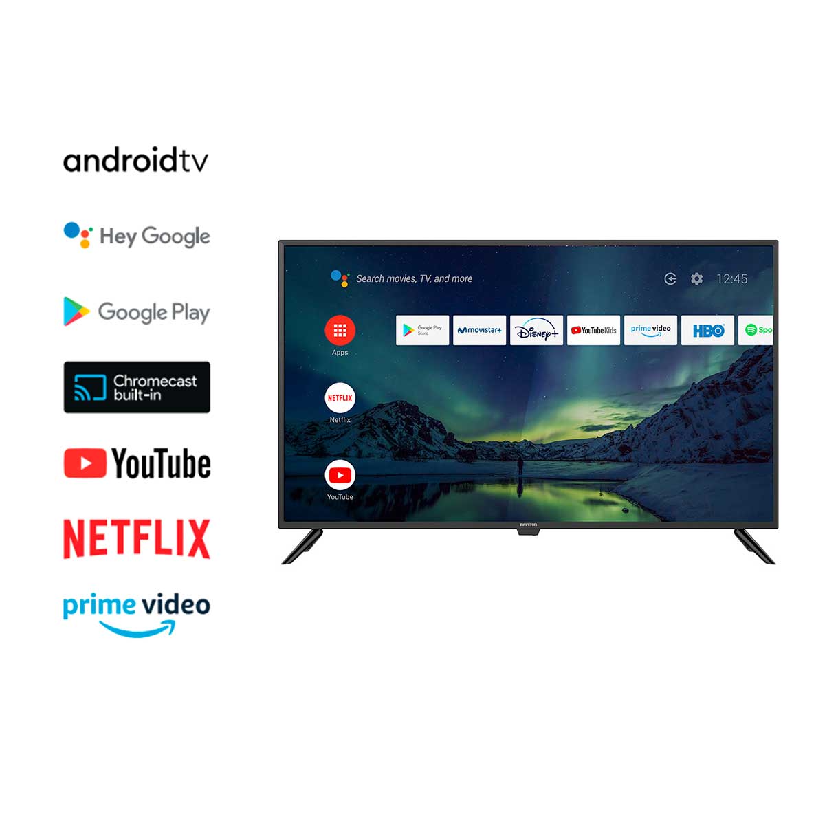 Televisor Smart TV Infiniton INTV-32AF430 32'' HD Ready DLED Android 9 ...