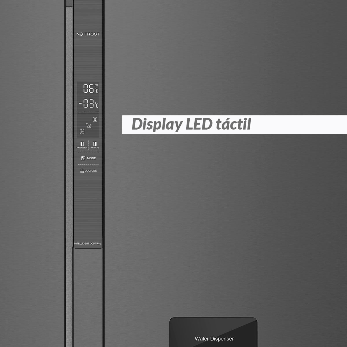 Frigorífico americano Svan SA18900FNFDX No Frost 439L dispensador de ...