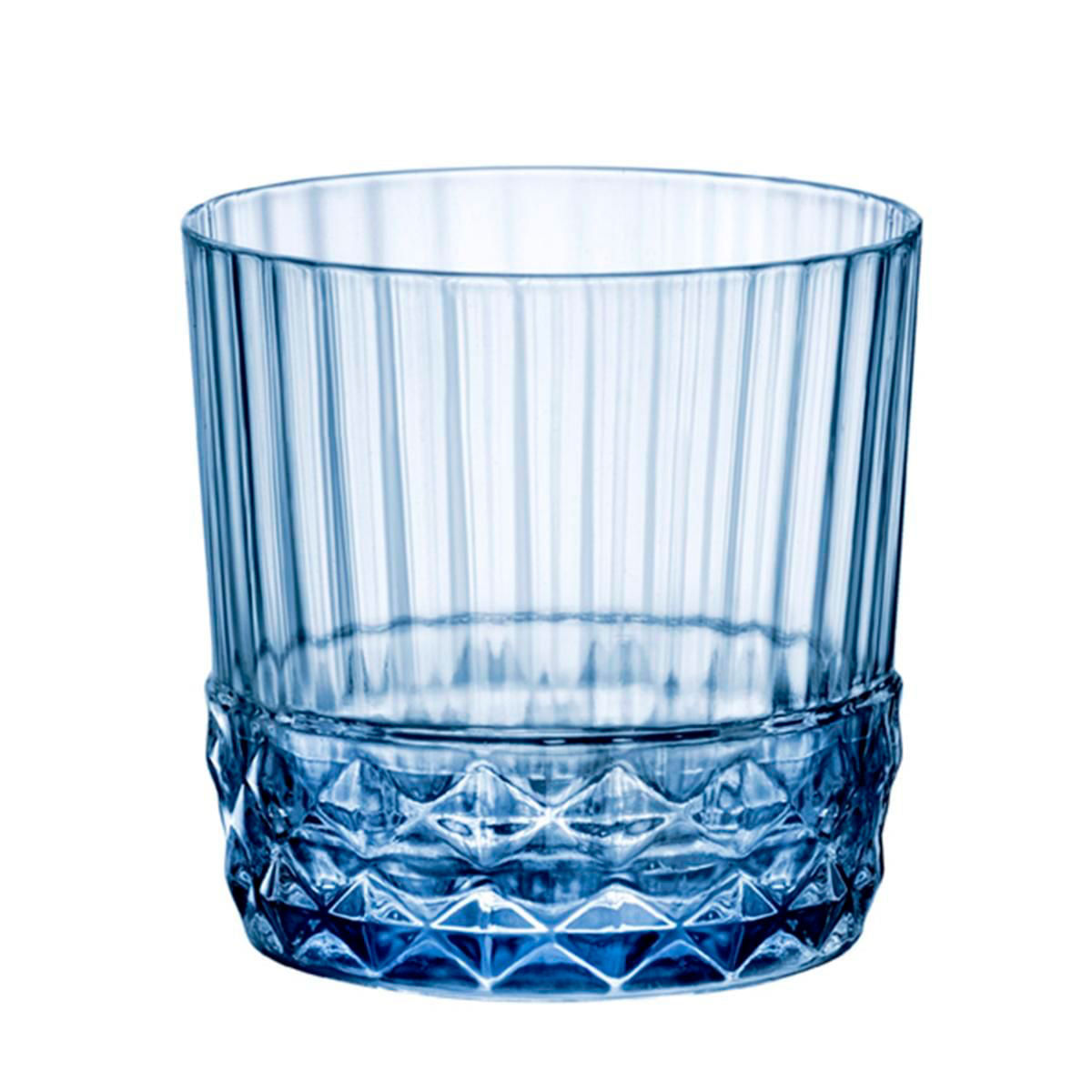 Pack de 6 vasos America 20’s Bormioli 37cl con relieve ...