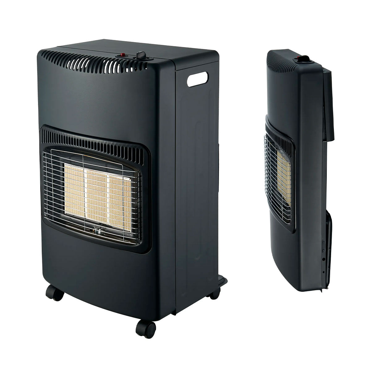 Estufa catalítica Averno Helios Home 4200W estructura plegable negro ...