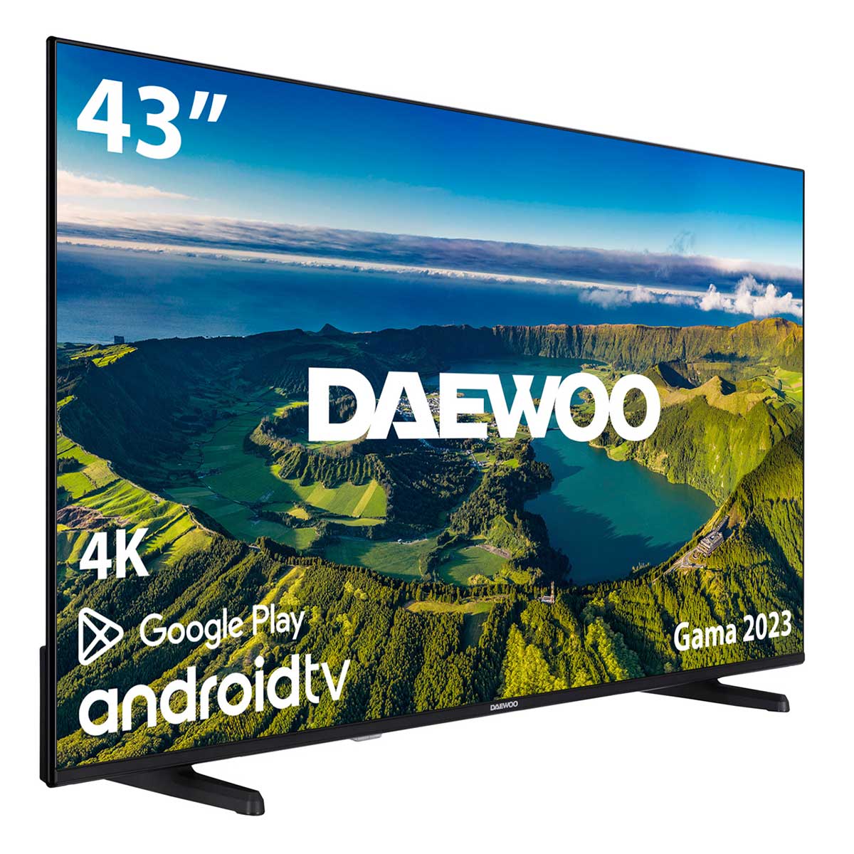 Televisor Smart TV Daewoo 43DM72UA 4K UHD 43’’ DLED Android 11 F negro | Embargosalobestia ...