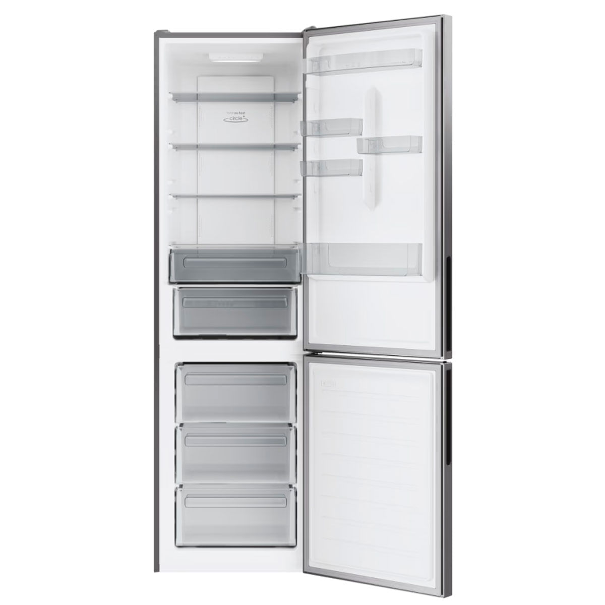 Frigorífico combi Candy CCE4T620EX Total No Frost Circle+ 377L WiFi E ...