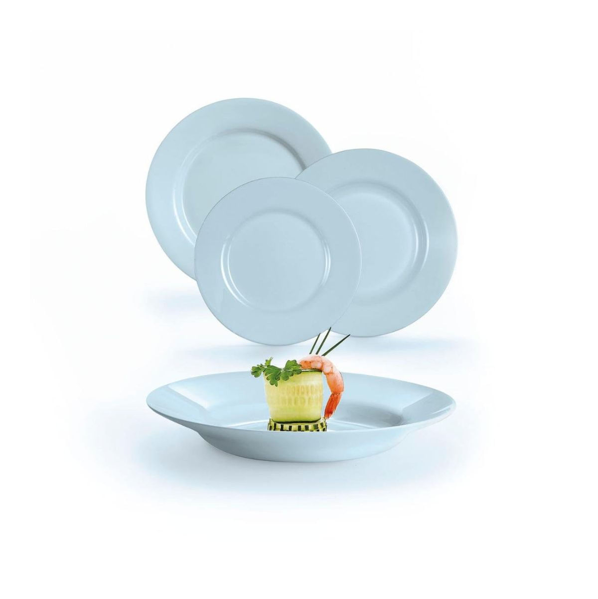 Vajilla Plumi Paradise Luminarc | Embargosalobestia - Embargosalobestia